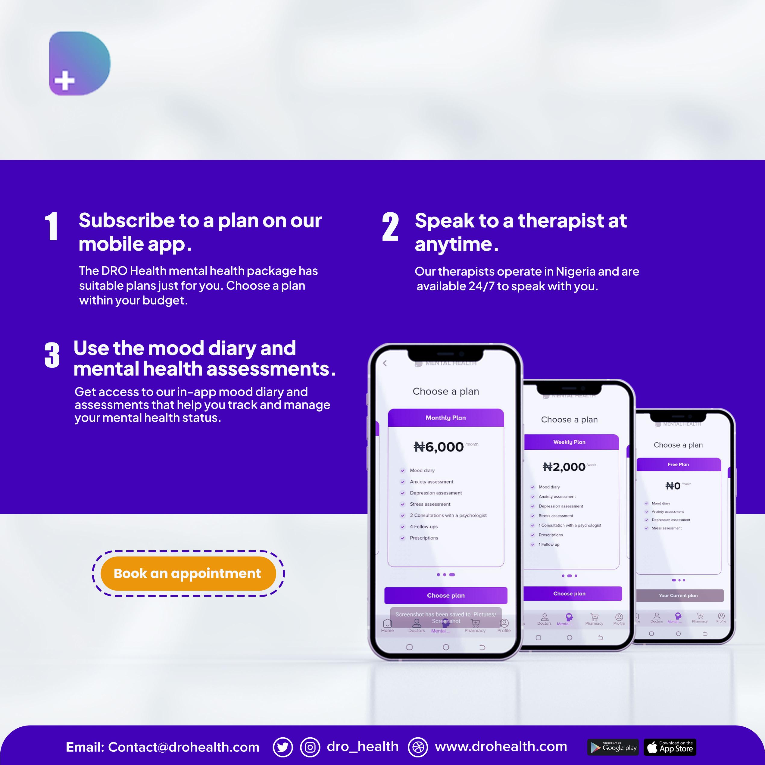 What To Expect From The DRO Health Mental Health Package. - DRO Health